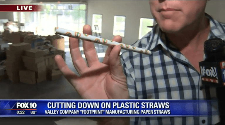 Cory's Corner: Footprint paper straws
